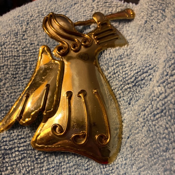 SJ | Jewelry | Mx Metals Angel Broochpendant Made By Sj Mexico | Poshmark